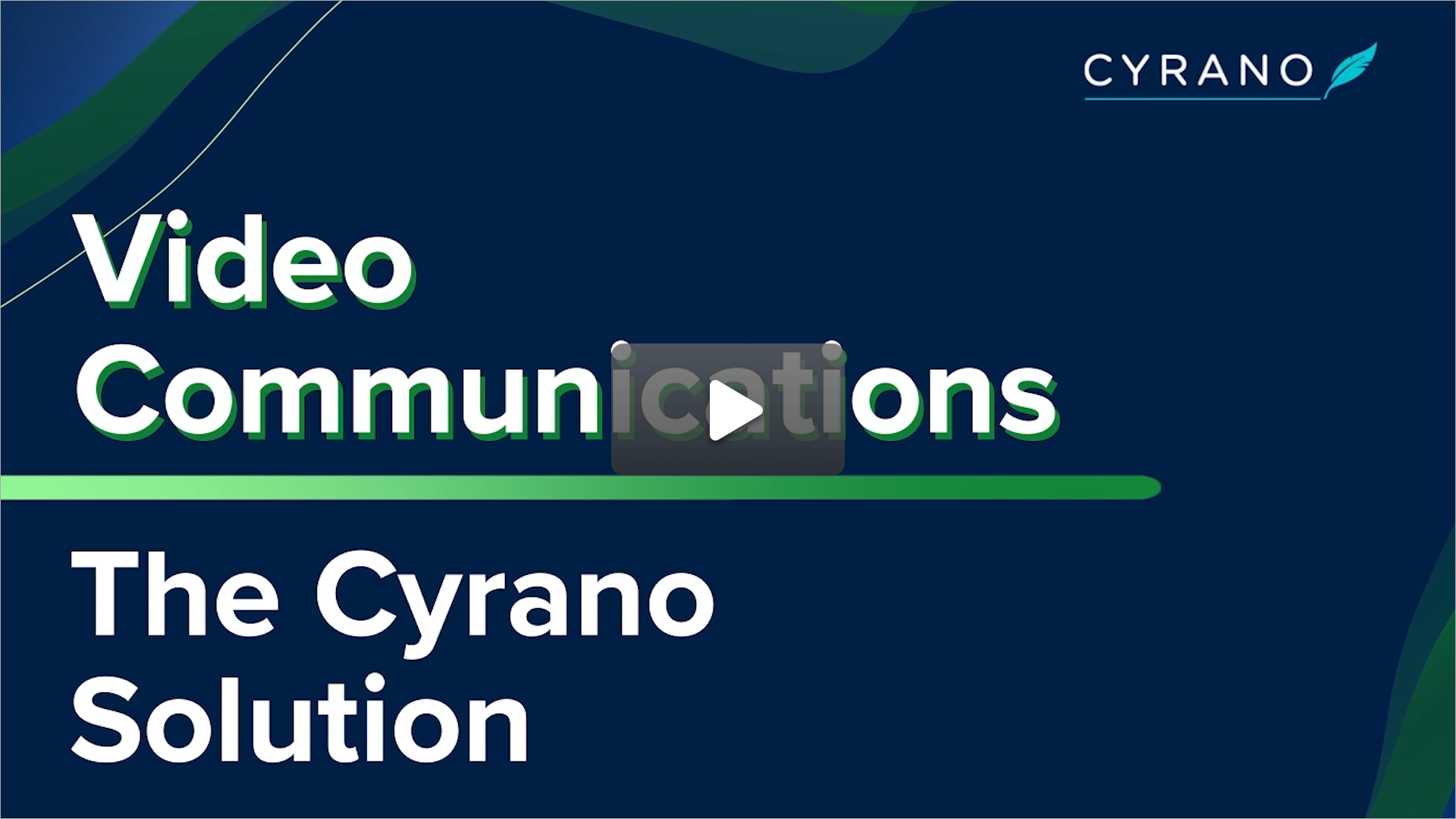 The Cyrano Solution: Video Communications