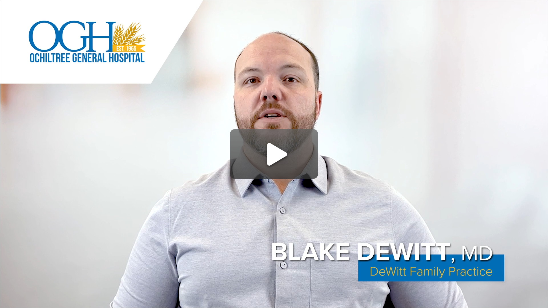 Physician Bio - Dr. Blake DeWitt