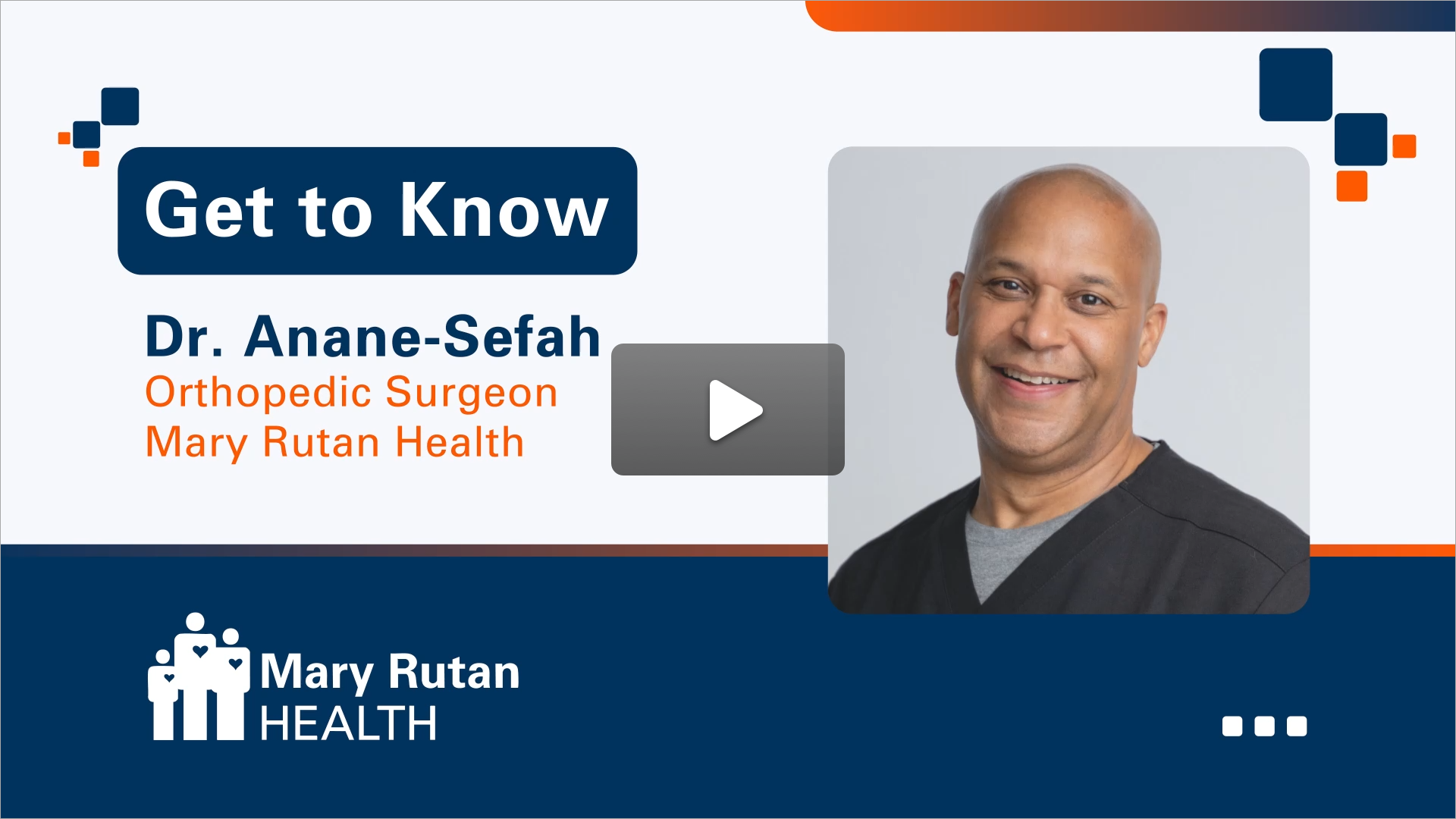 Dr. Jason Anane-Sefah, Orthopedic Surgeon