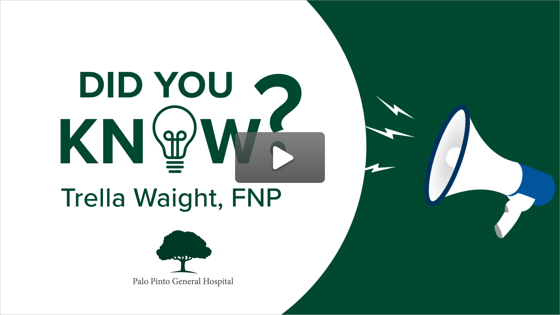 Did You Know: Trella Waight, FNP